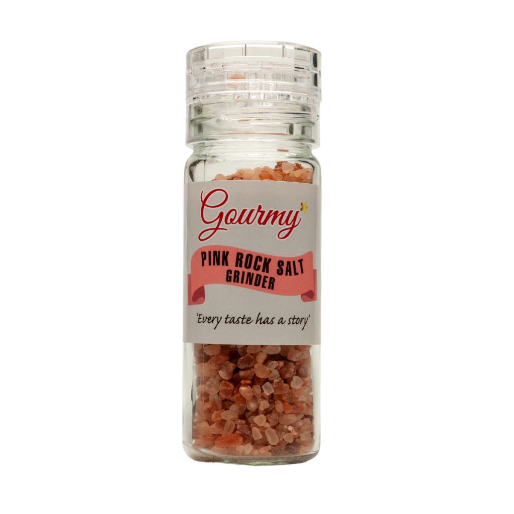 Pink Rock Salt 110g Grinder | Gourmy Foods | Gourmy Foods UK